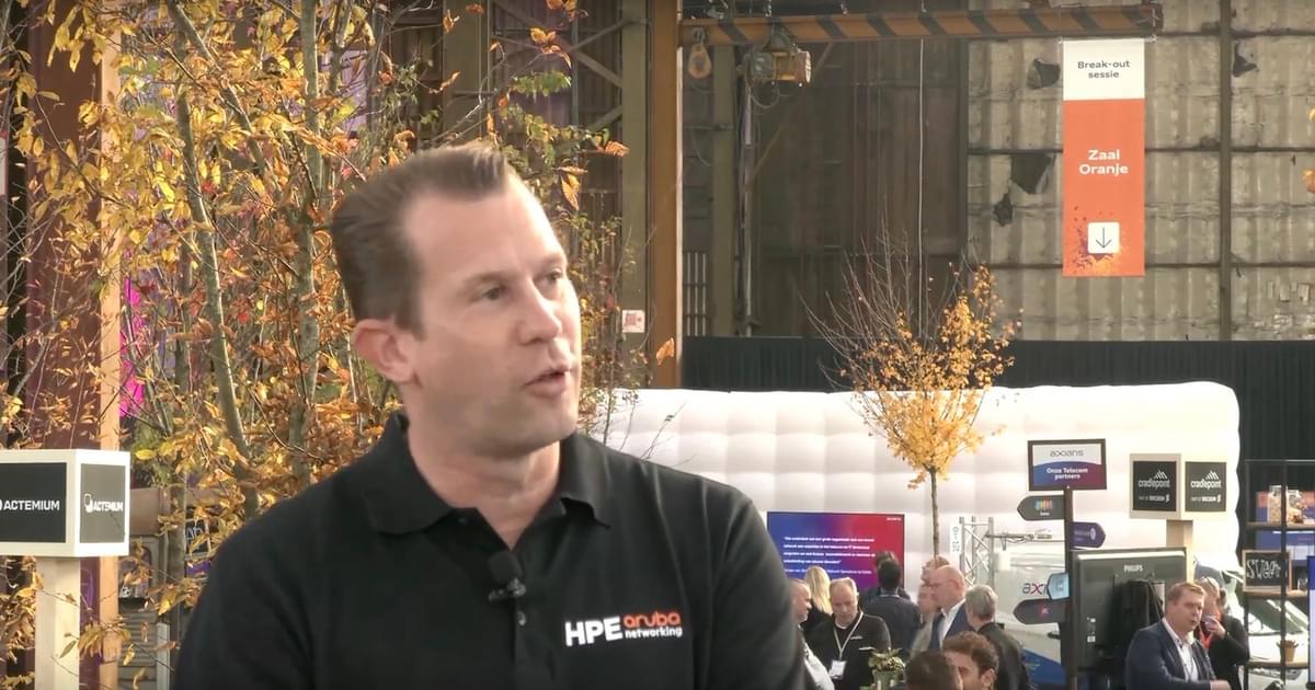 Dutch It Leaders Dobias Van Ingen Van Hpe Aruba Deelt Trends Op