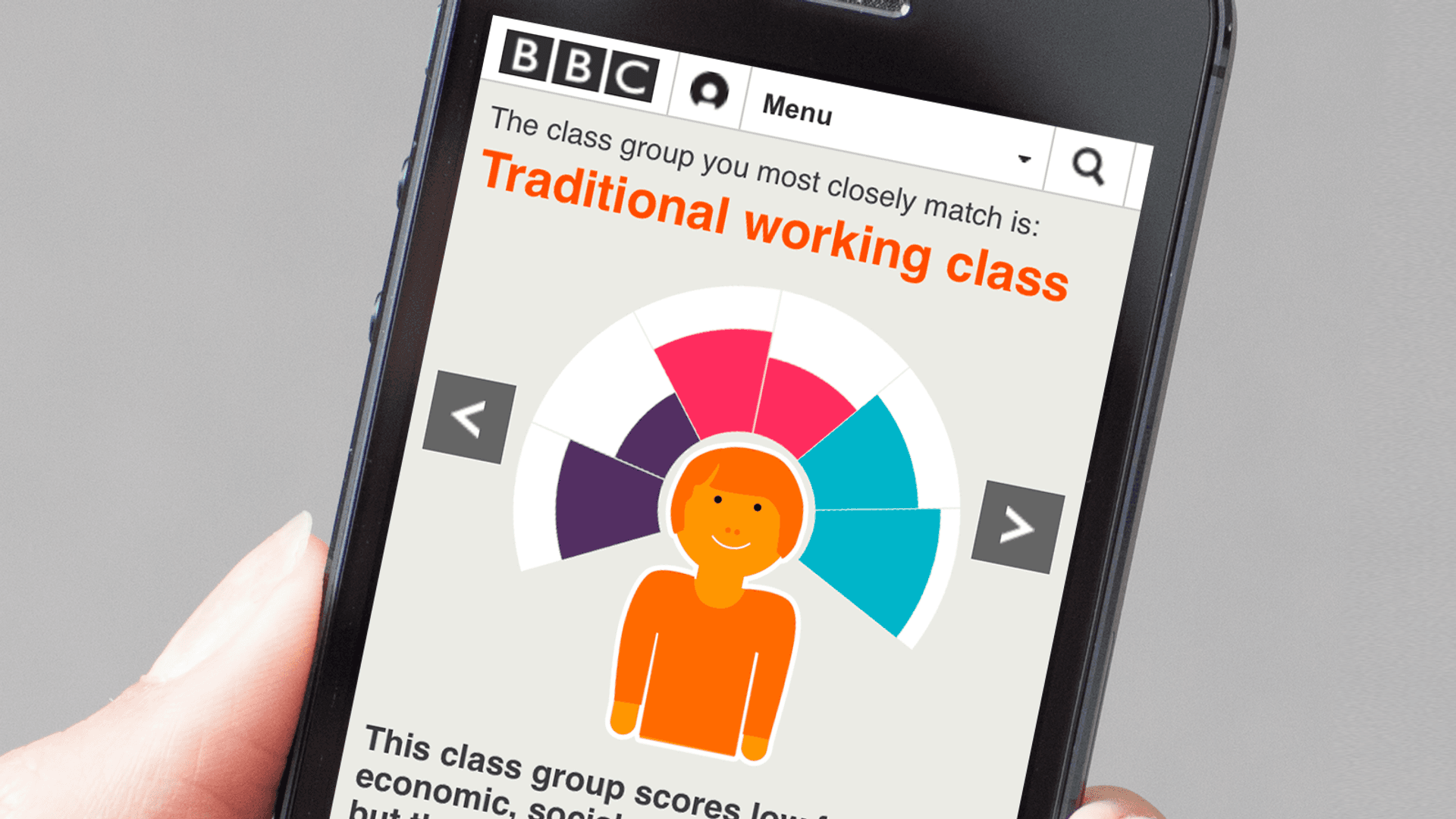 Great British Class Calculator Bbc News Applied Works