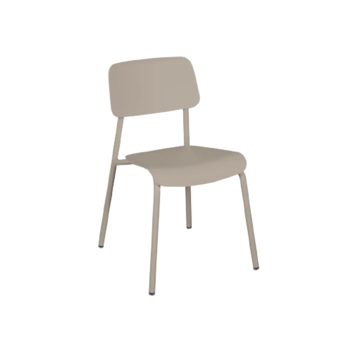 Old School Outdoor Metal Side Chair Inside Out Contracts
