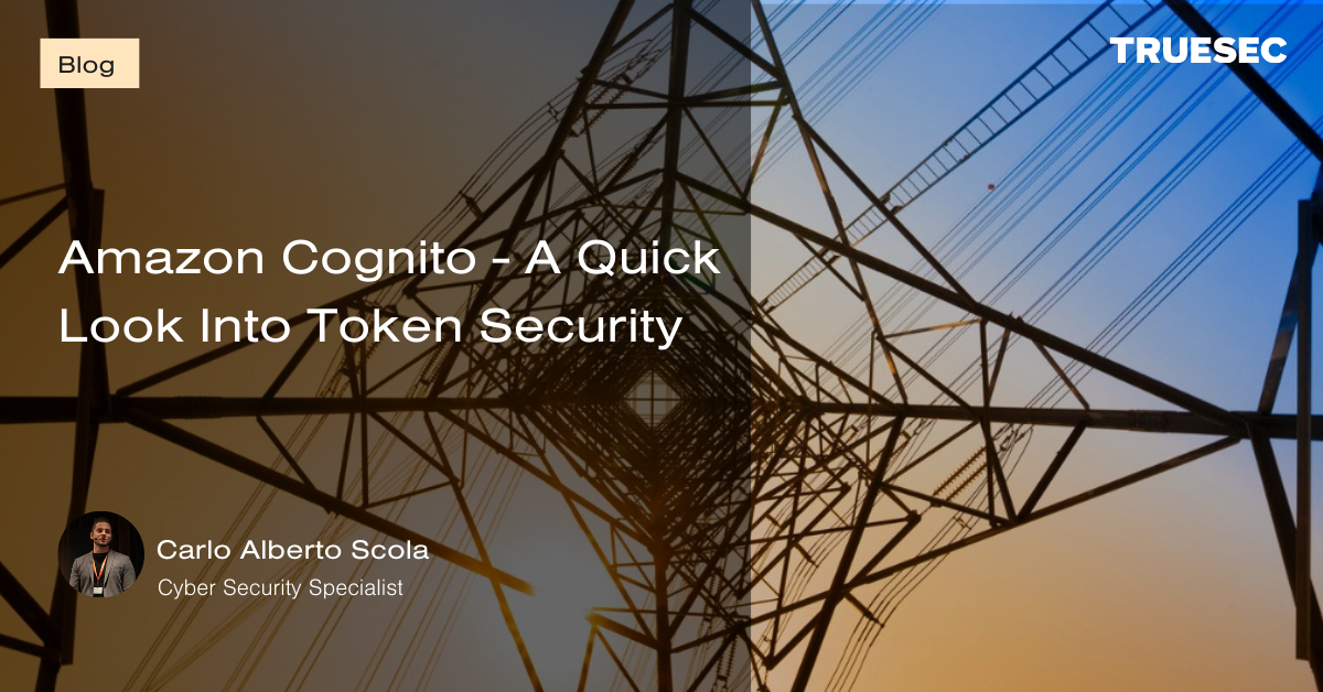 Aws Cognito Token Security One Step Closer Truesec