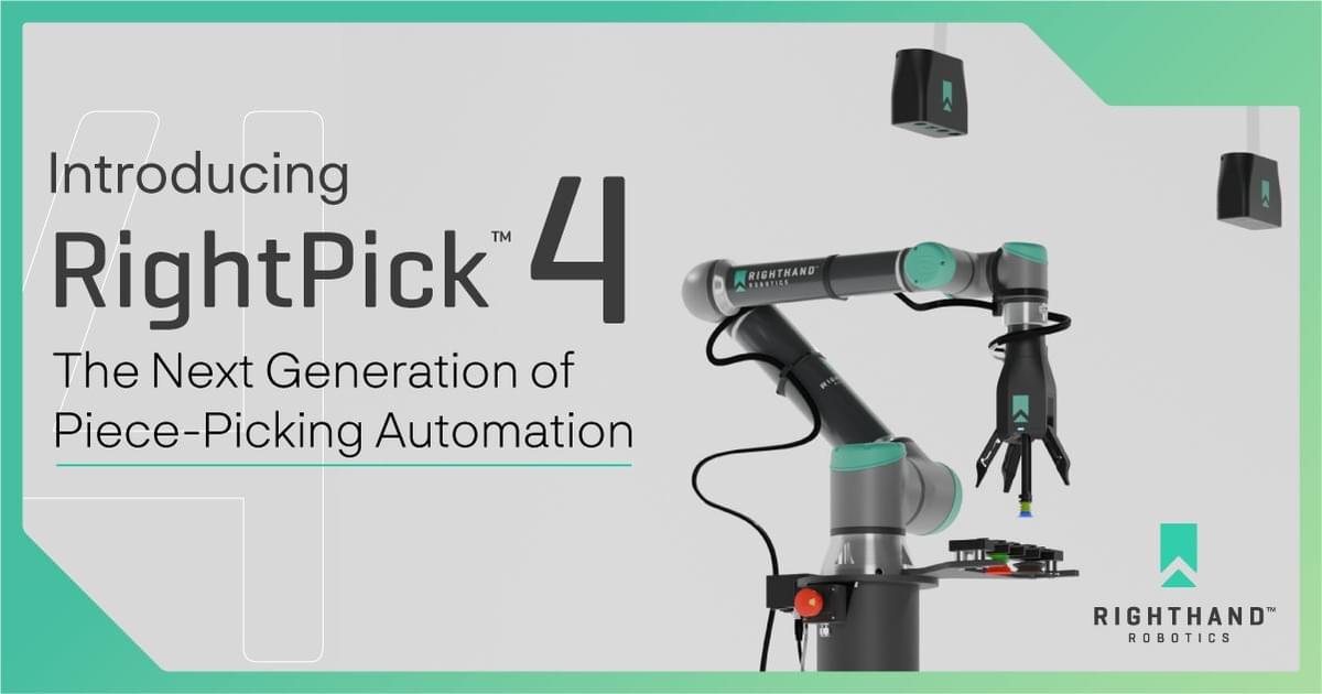 RightHand Robotics Introduces the RightPick™ 4 System RightHand Robotics Introduces the RightPick™ 4 System