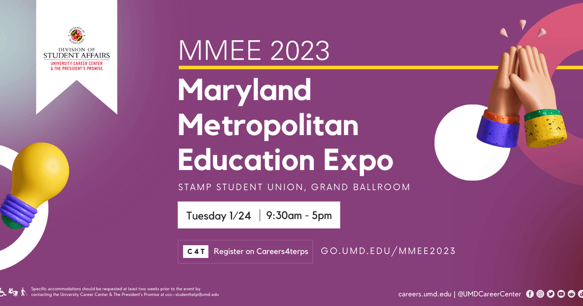 University of Maryland Calendar | Maryland Metropolitan Education Expo University of Maryland Calendar | Maryland Metropolitan Education Expo